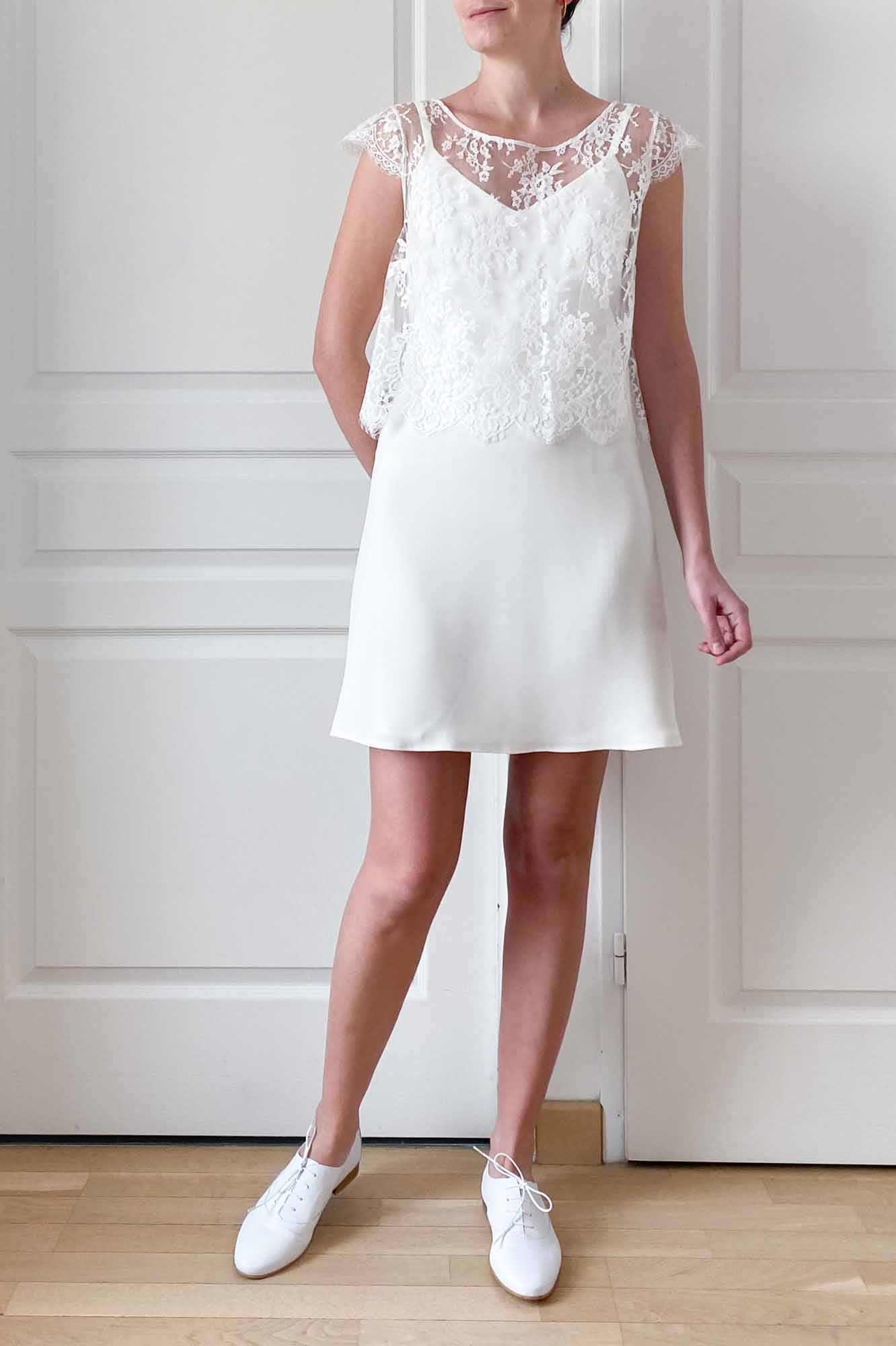 Short Strapless Wedding Dress Sewing Pattern