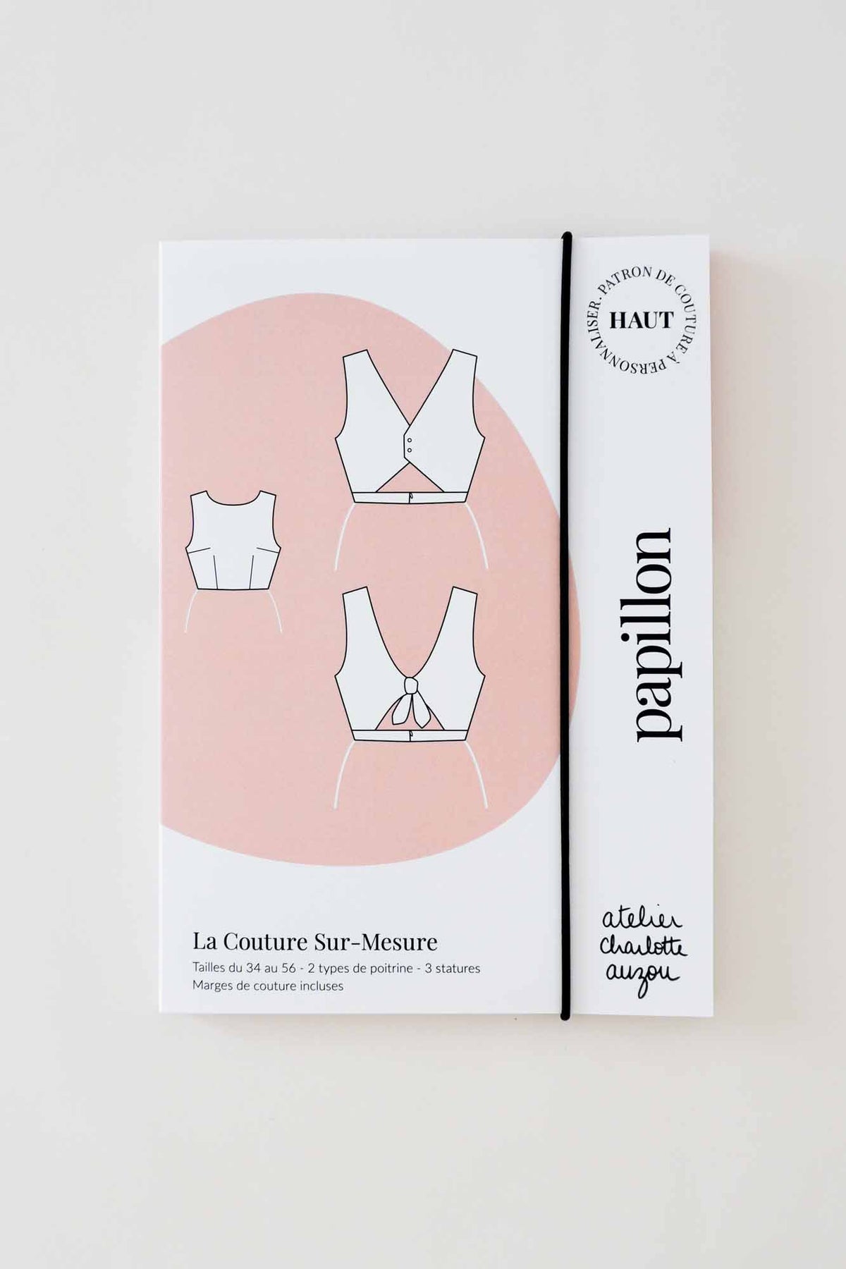 Papillon, Patron de couture PDF Dos Nu