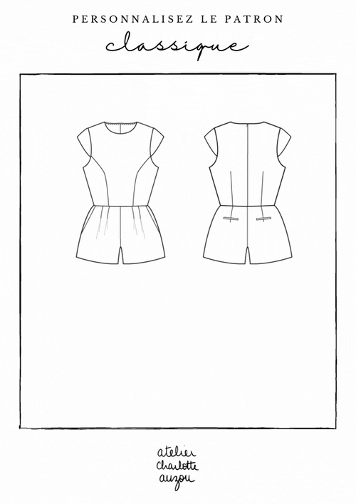 Classique, Patron de Couture PDF de Robe Personnalisée