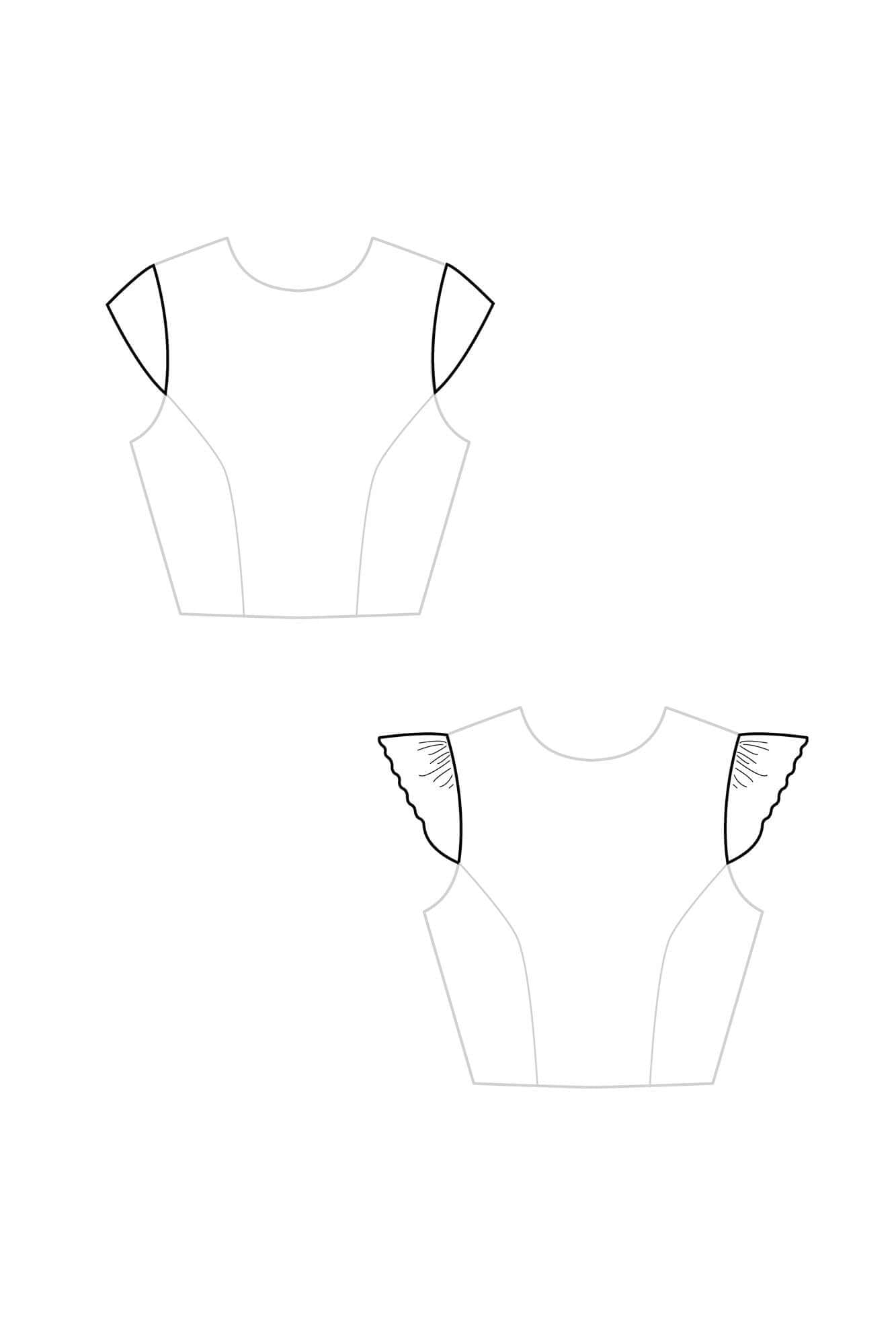 Manches Mini, Patron de Couture PDF à Personnaliser